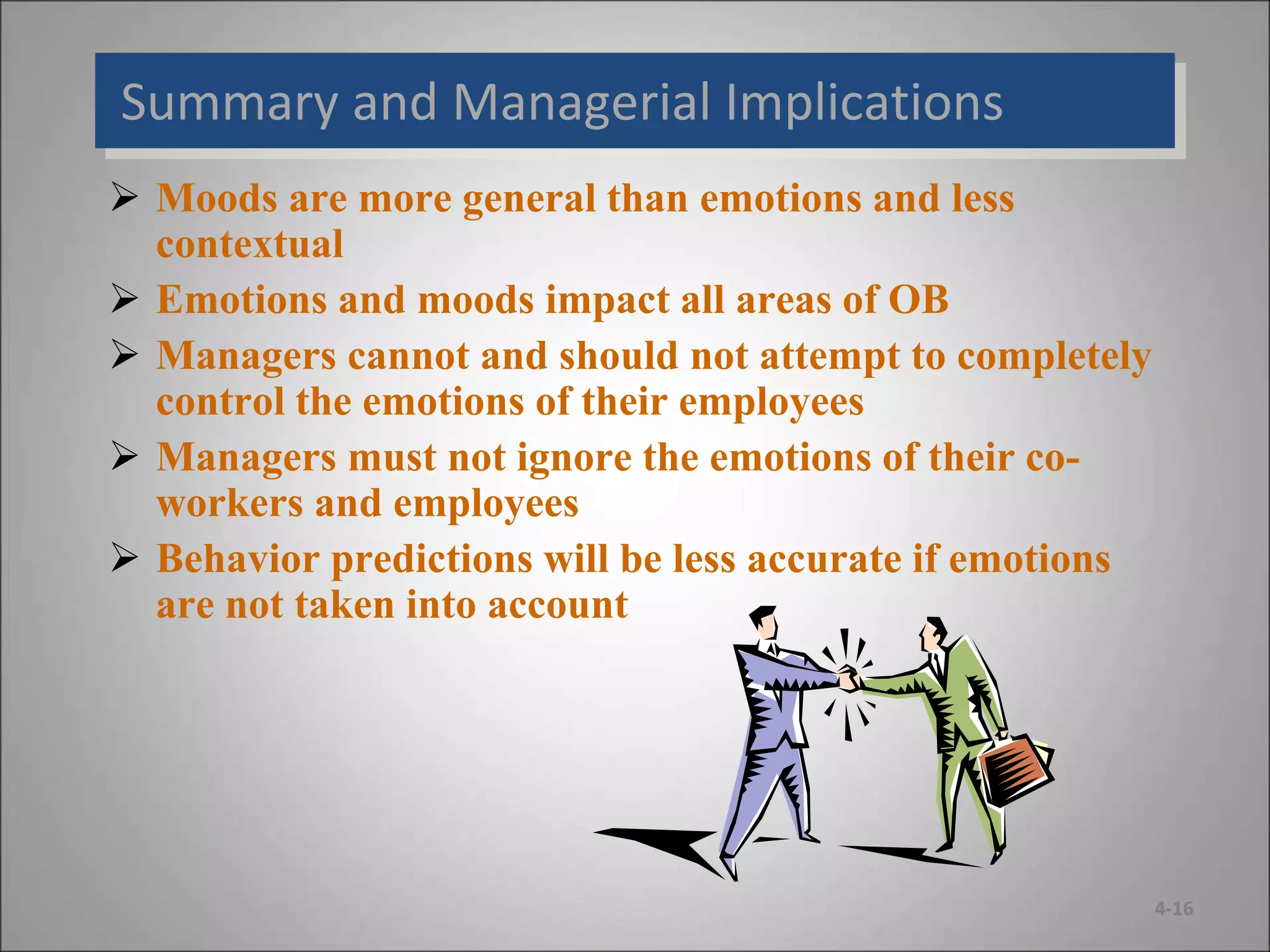 OB_04 eMOTIONS AND MOOD.ppt | Mental Health | Diseases and Conditions