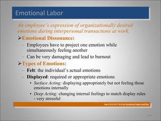 OB_04 eMOTIONS AND MOOD.ppt | Mental Health | Diseases and Conditions