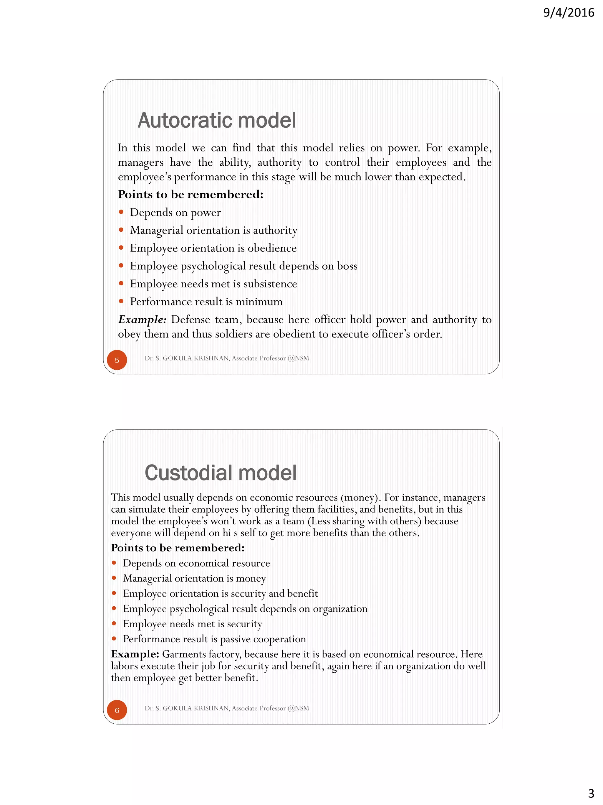 Ob1 unit 2 chapter - 6 - ob models | PDF