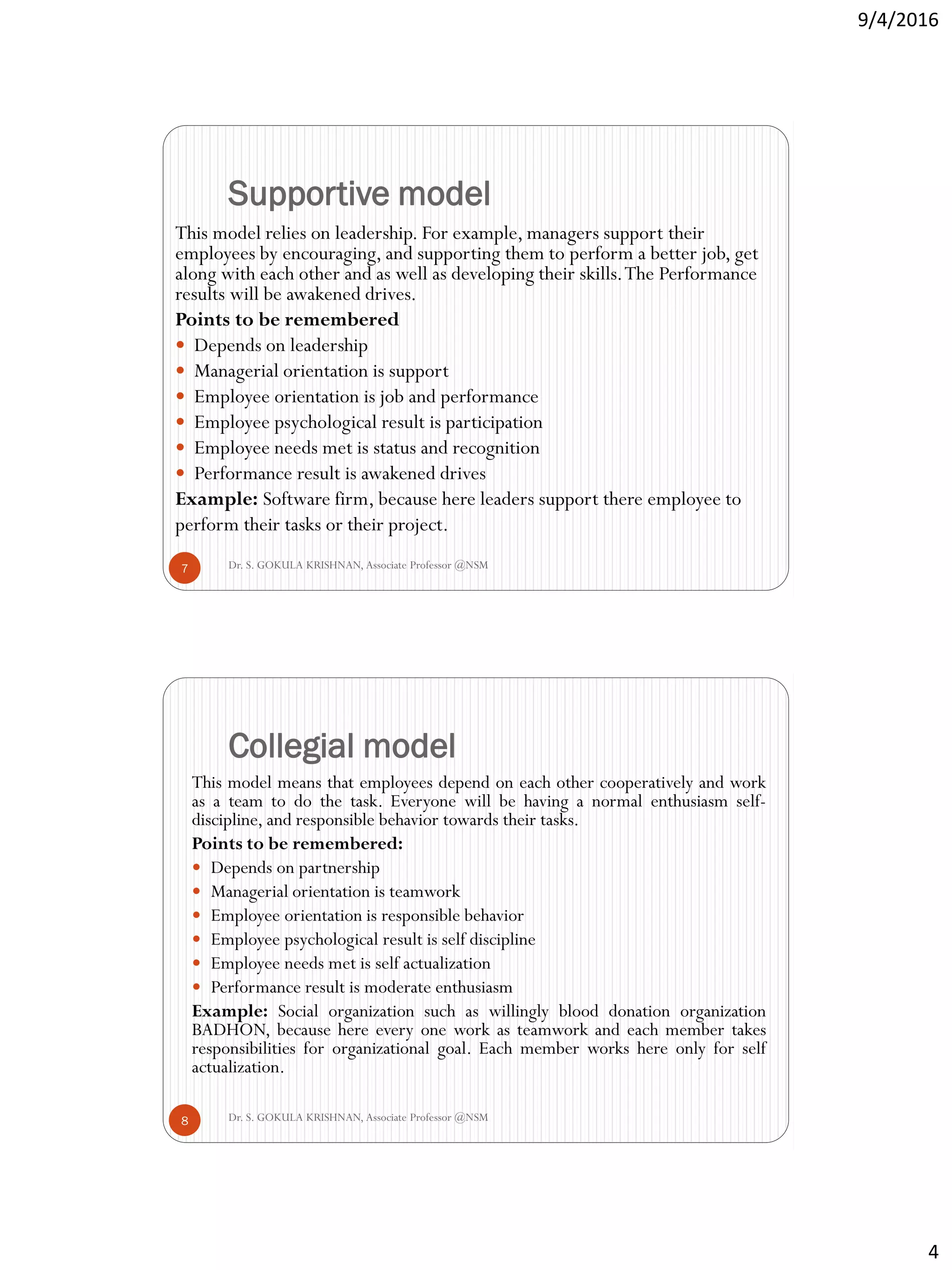 Ob1 unit 2 chapter - 6 - ob models | PDF