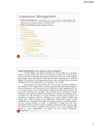 Ob1 unit 3 chapter - 10 - perception, attribuions, emotions and ...