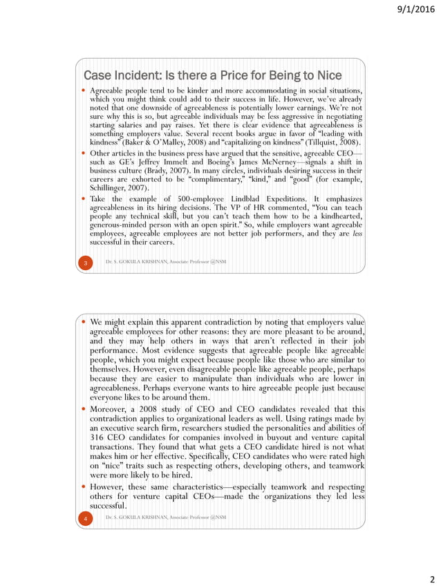 Ob1 unit 3 chapter - 8 - personality | PDF | Human Resources | Business