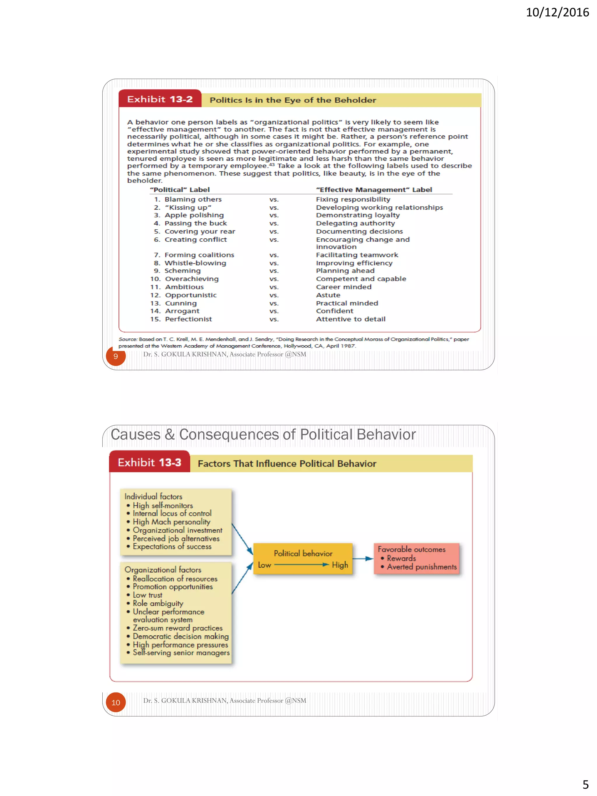 Ob1 unit 4 chapter - 15 - power and politics | PDF