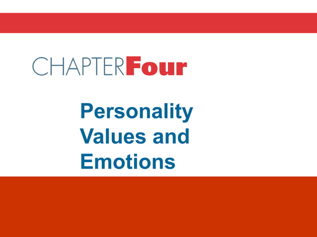 Personality Values and Emotions | PPT