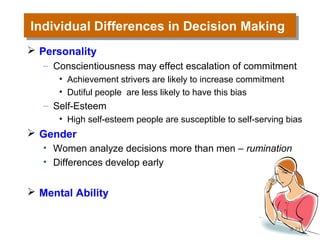 Ob 14e 6 perception and individual decision making | PPT