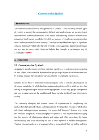Communications Symbols. | PDF