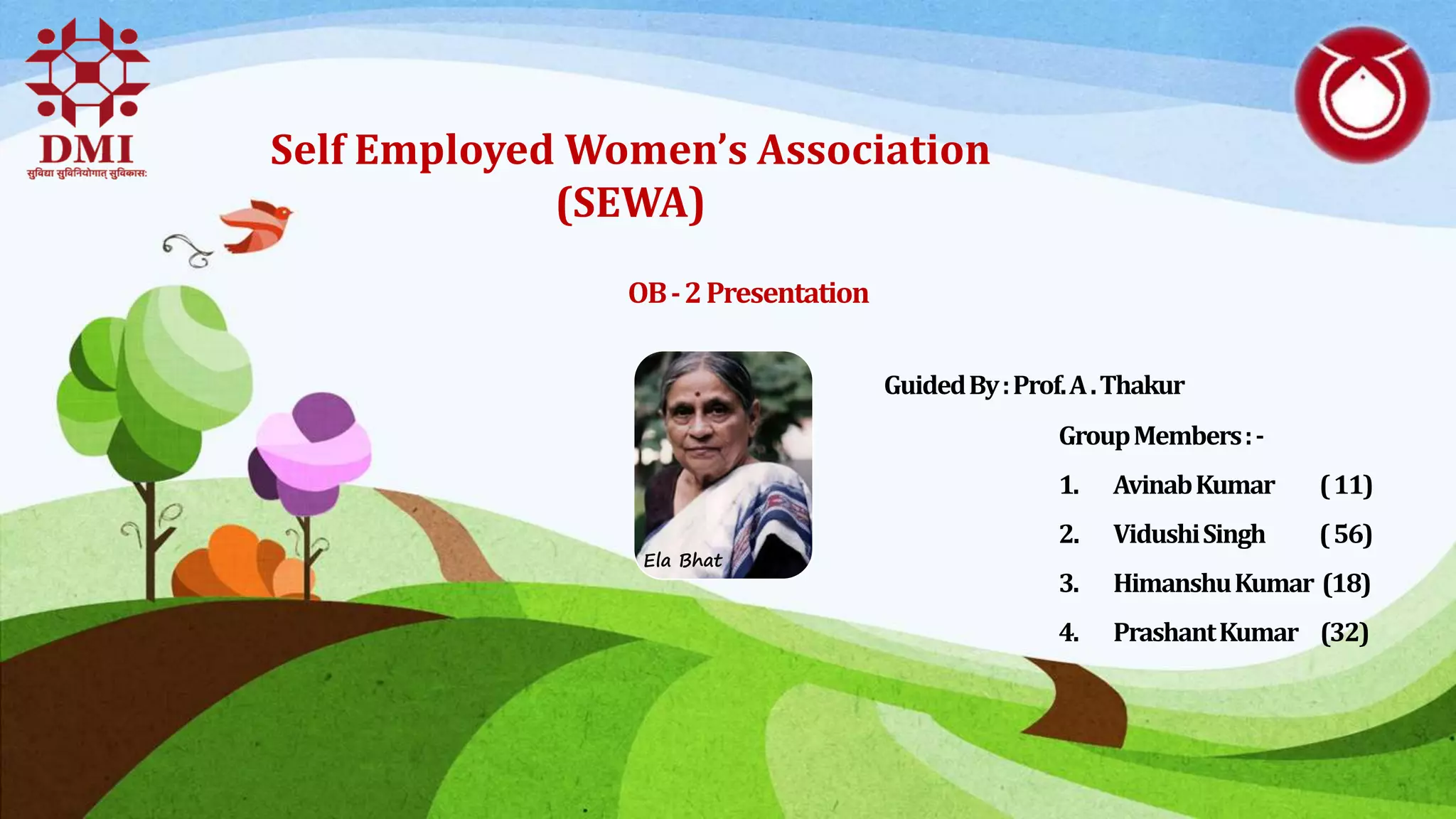 Self Employed women association | PPTX