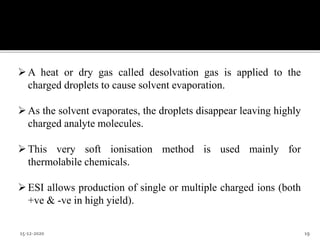 Mass spectroscopy & it's instrumentations | PPTX