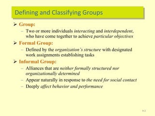 Ob9 foundations of group behavior | PPT