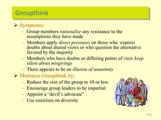Ob9 foundations of group behavior | PPT