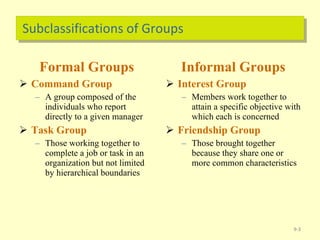 Ob9 foundations of group behavior | PPT
