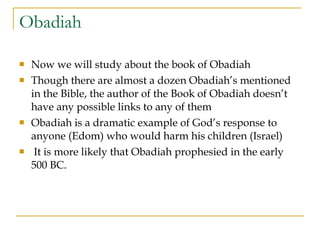 Obadiah | PPT