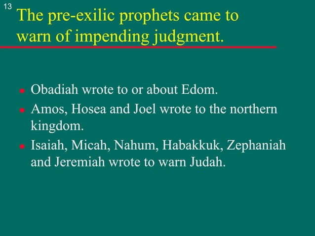 Obadiah - The Judgement of Edom | PPTX | Christianity | Religion & Spirituality