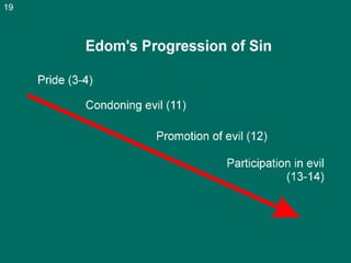 Obadiah - The Judgement of Edom | PPTX