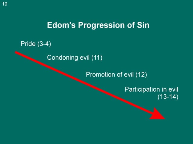 Obadiah - The Judgement of Edom | PPTX | Christianity | Religion ...