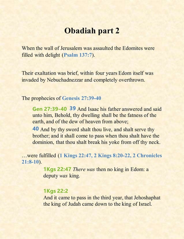 Obadiah part 2 | PDF