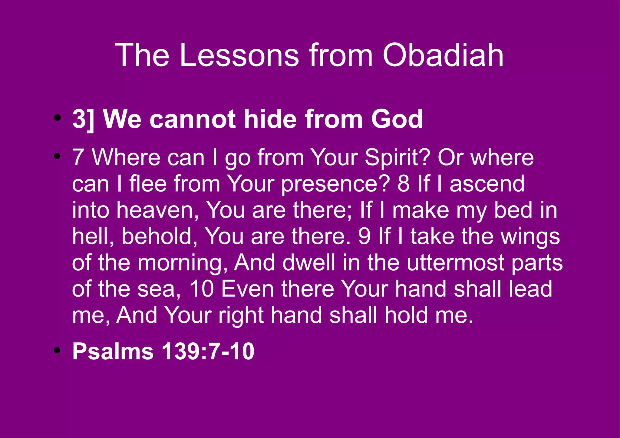 The Book of Obadiah | PPT
