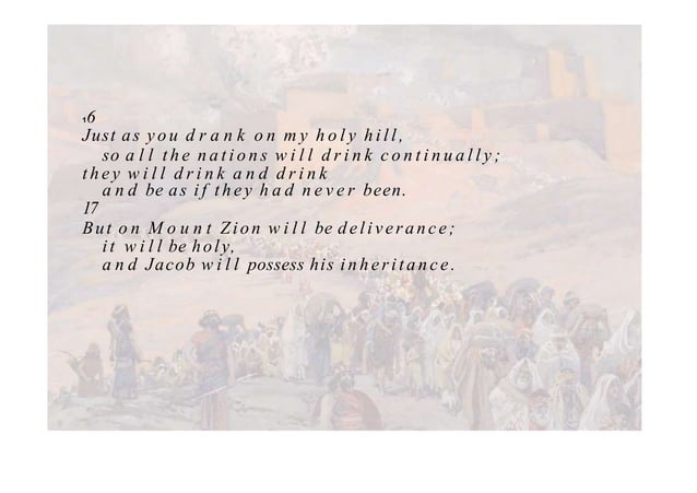 The Book of Obadiah | PPT