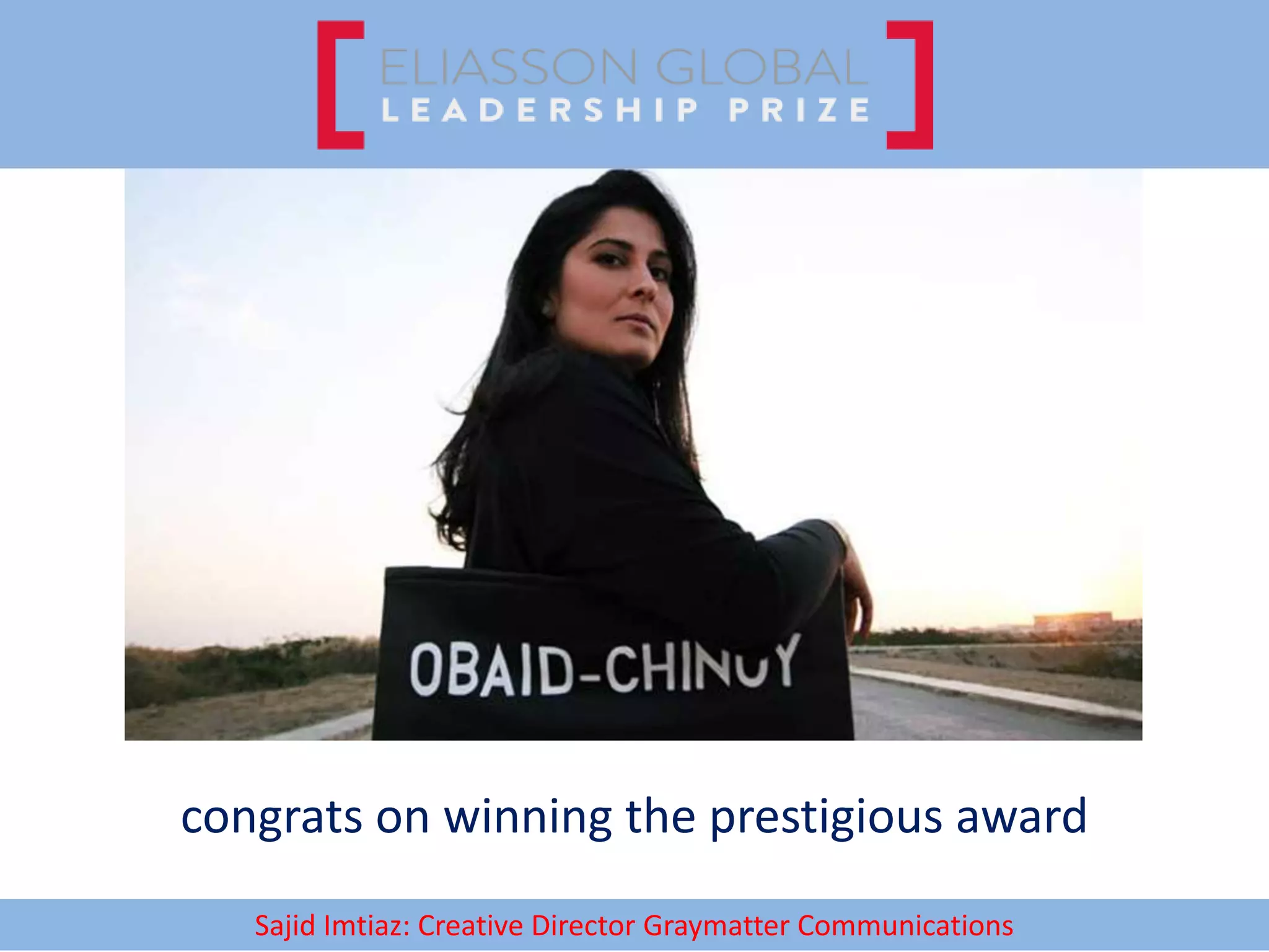 Sharmeen Obaid Chinoy | PPTX