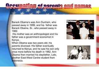 barack Obama's life until now | PPT
