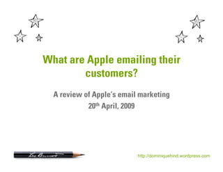 Apple Email Marketing - Review | PDF