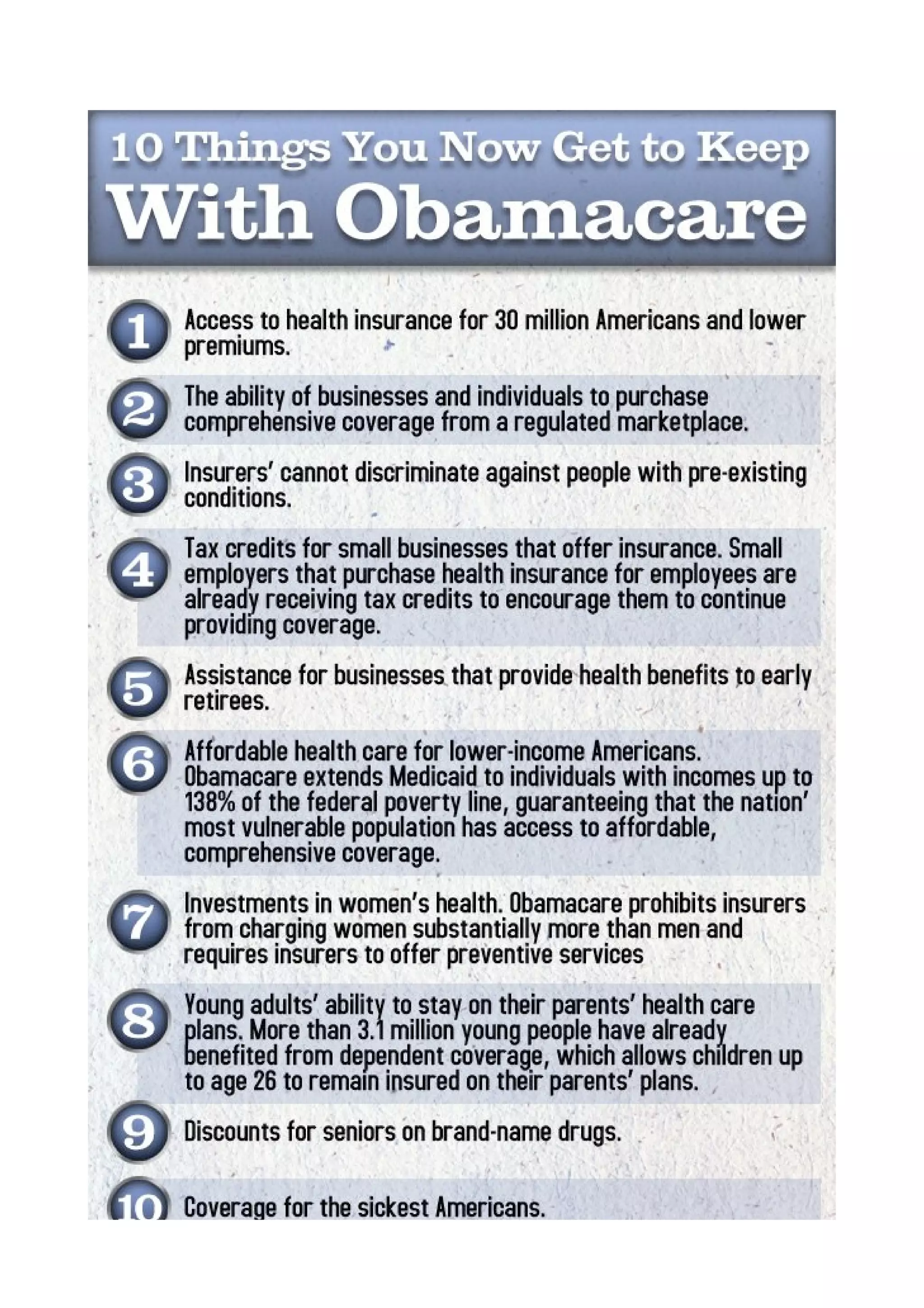 Obama care sintesi | PDF