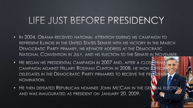 Obama presentation | PPT