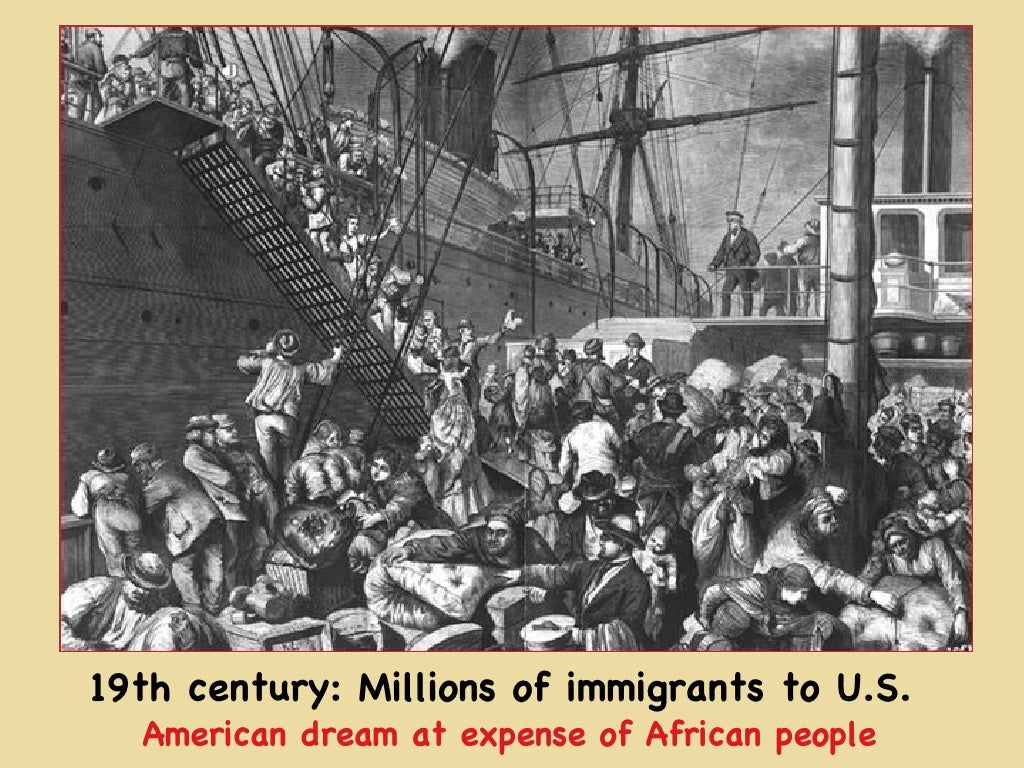 19th century: Millions of immigrants