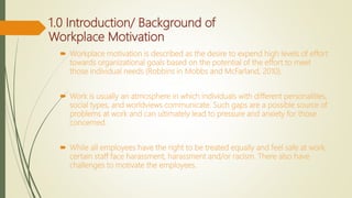 The challenge of workplace motivation: workplace diversity | PPT