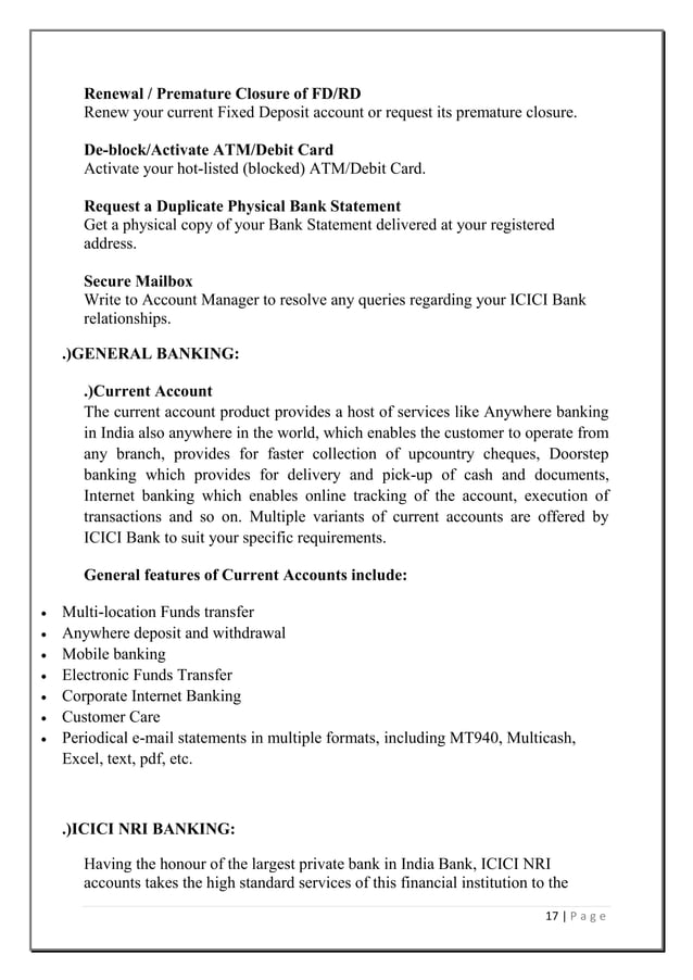 overview of banking project | PDF