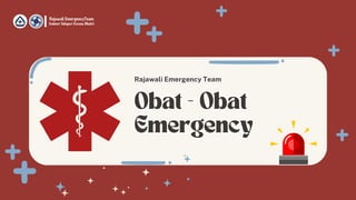 persentasi obat - obatan keadaan emergency | PDF