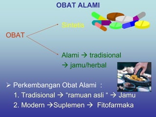 Materi Kuliah Obat Alami | PPT