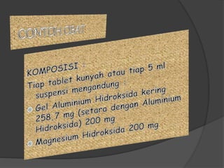 Obat antasida | PPTX