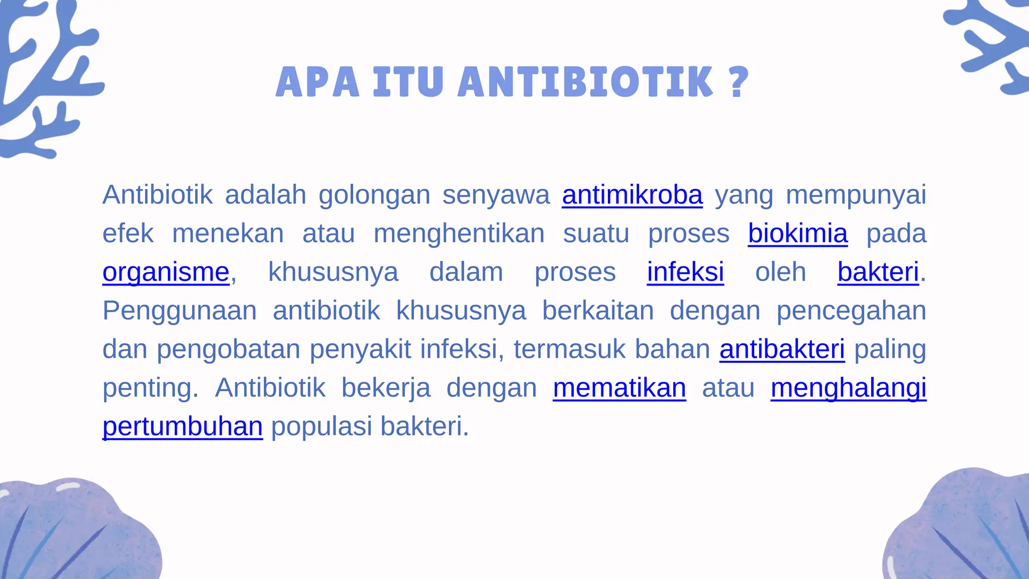 CONTOH OBAT ANTIBIOTIK KELOMPOK 1 MATA KULIAH FARMAKOLOGI | PPTX