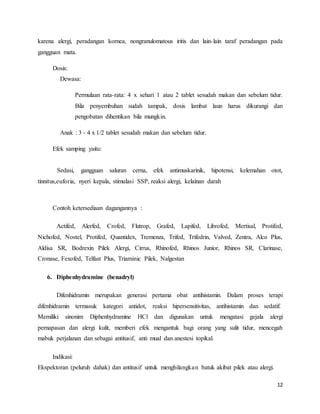 Obat antihistamin dan abat | DOCX