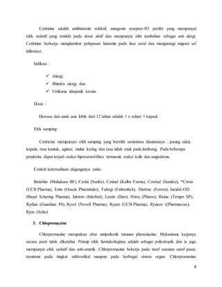 Obat antihistamin dan abat | DOCX