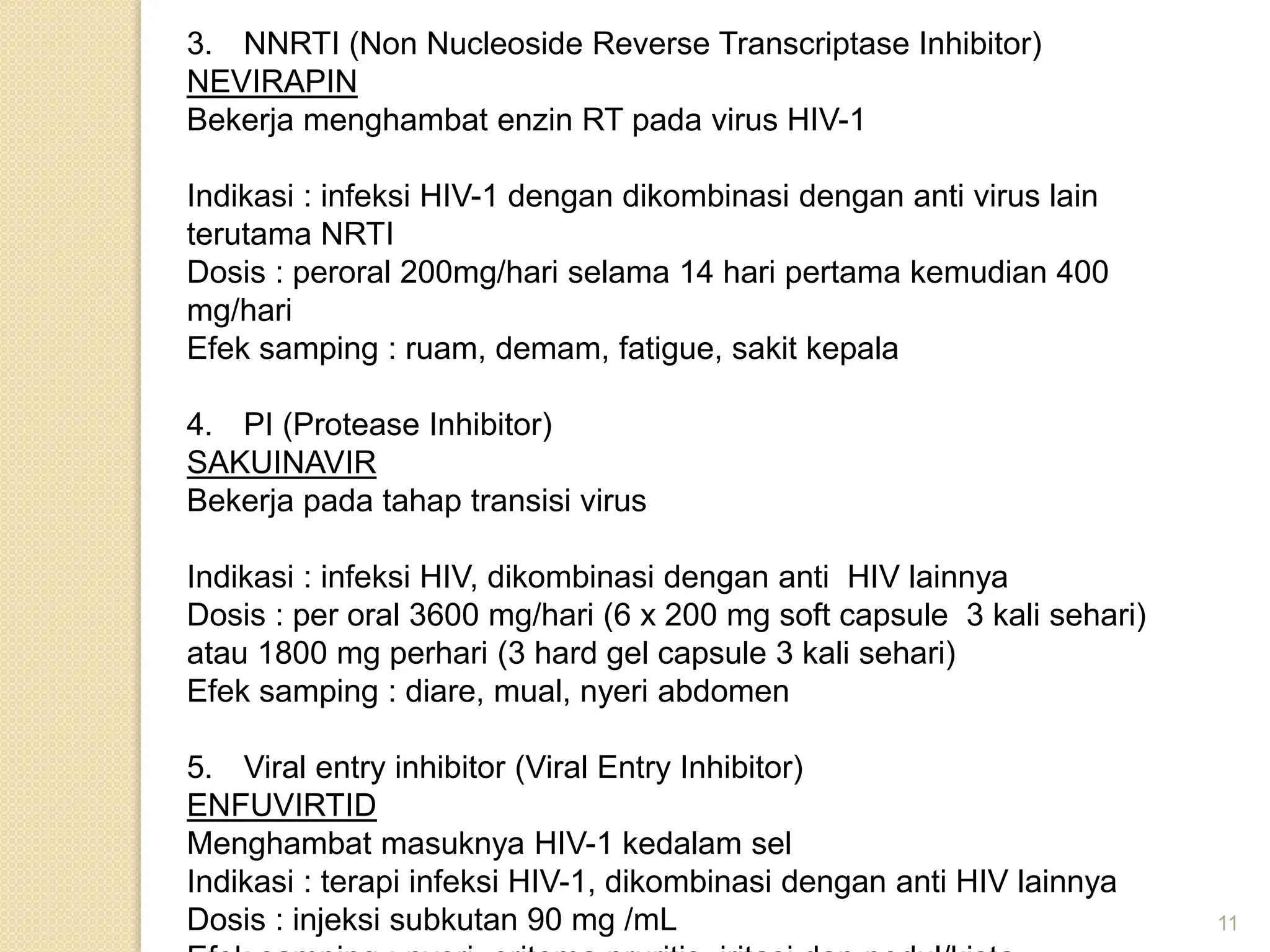 Bahan Ajar Obat Obat Anti Virus | Education | PPTX