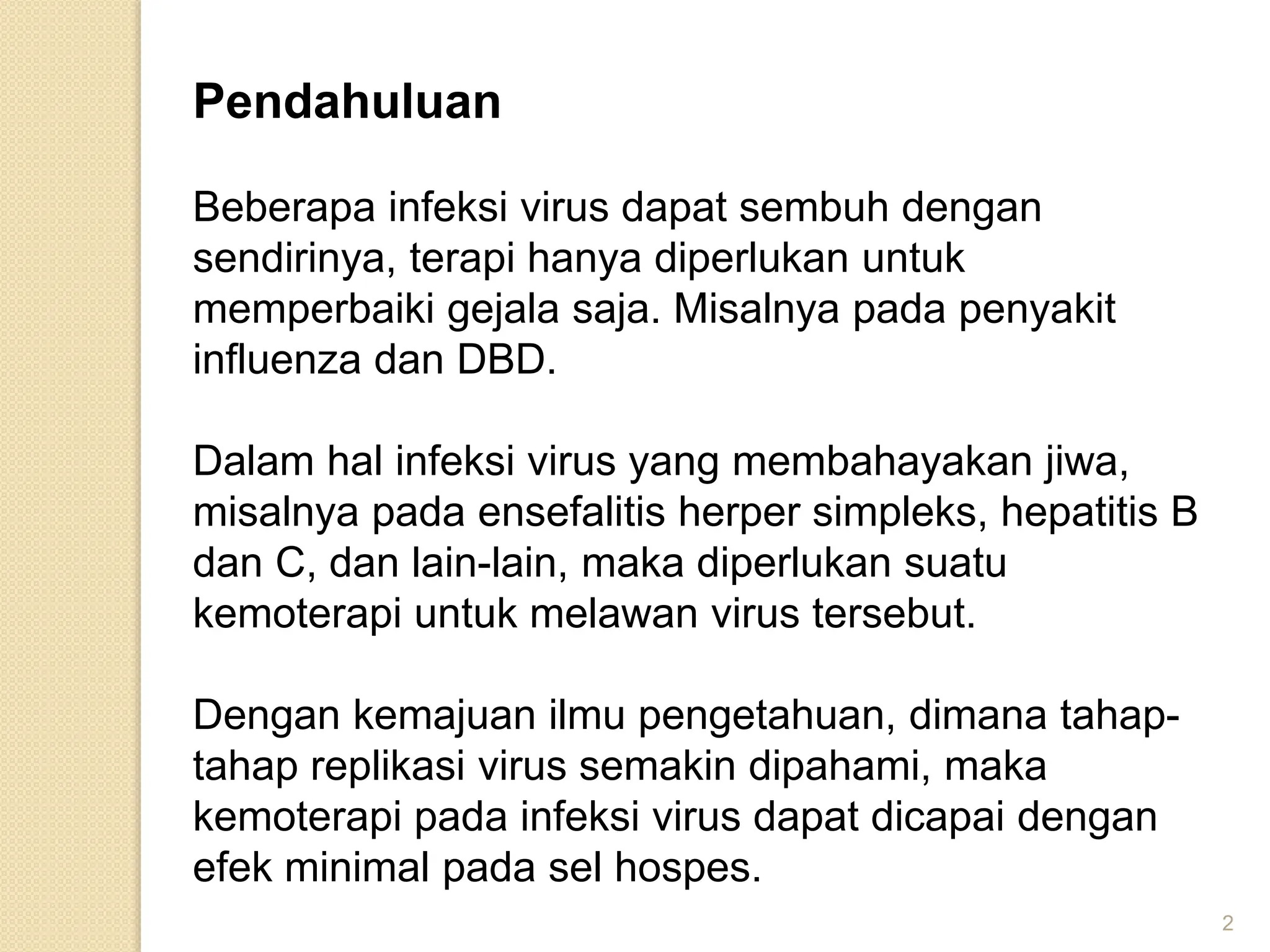 Bahan Ajar Obat Obat Anti Virus | Education | PPTX