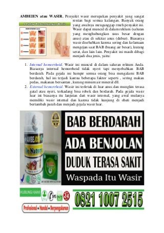 Obat bab berdarah di apotik