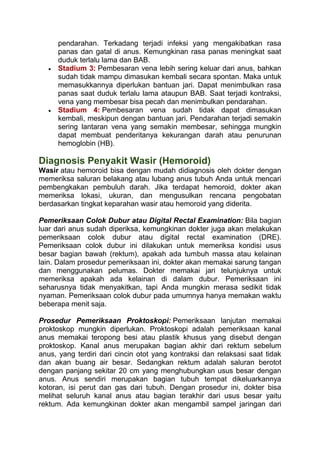 Obat benjolan wasir di lubang anus laki laki | PDF