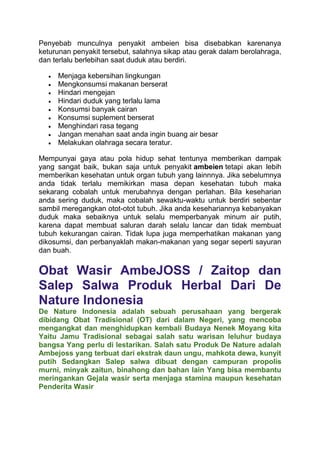 Obat buang air besar tidak lancar sembelit dan wasir | PDF