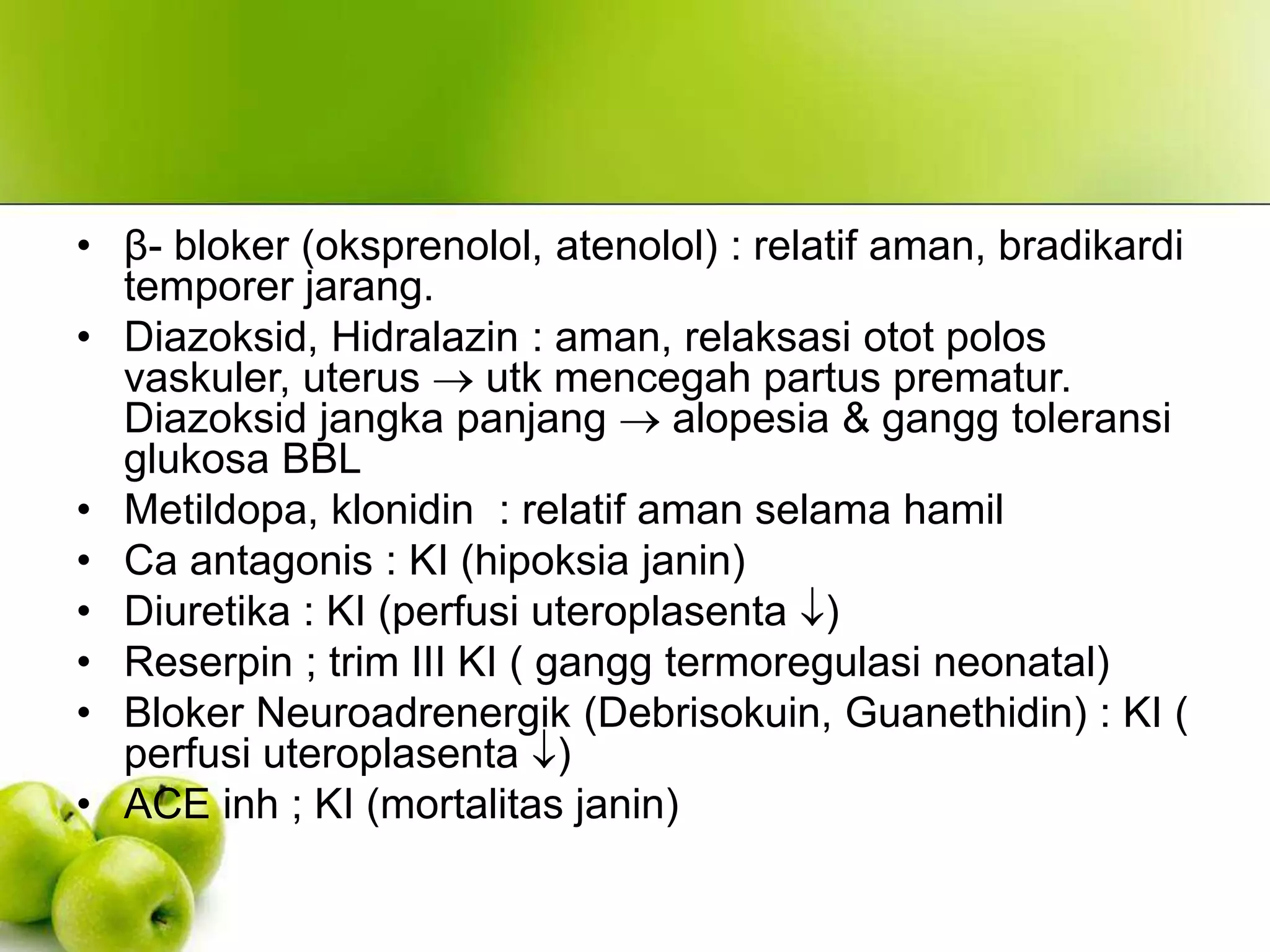 OBAT DALAM KEHAMILAN DAN MENYUSUI.ppt