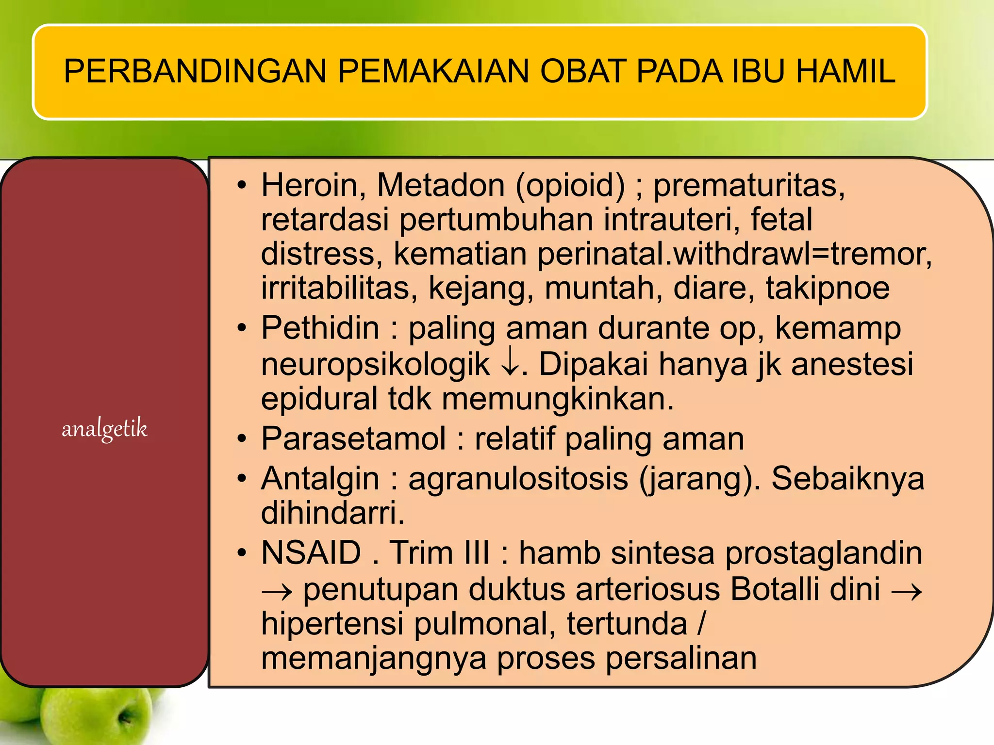OBAT DALAM KEHAMILAN DAN MENYUSUI.ppt