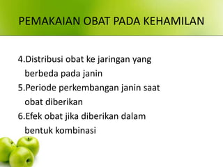 OBAT DALAM KEHAMILAN DAN MENYUSUI.ppt