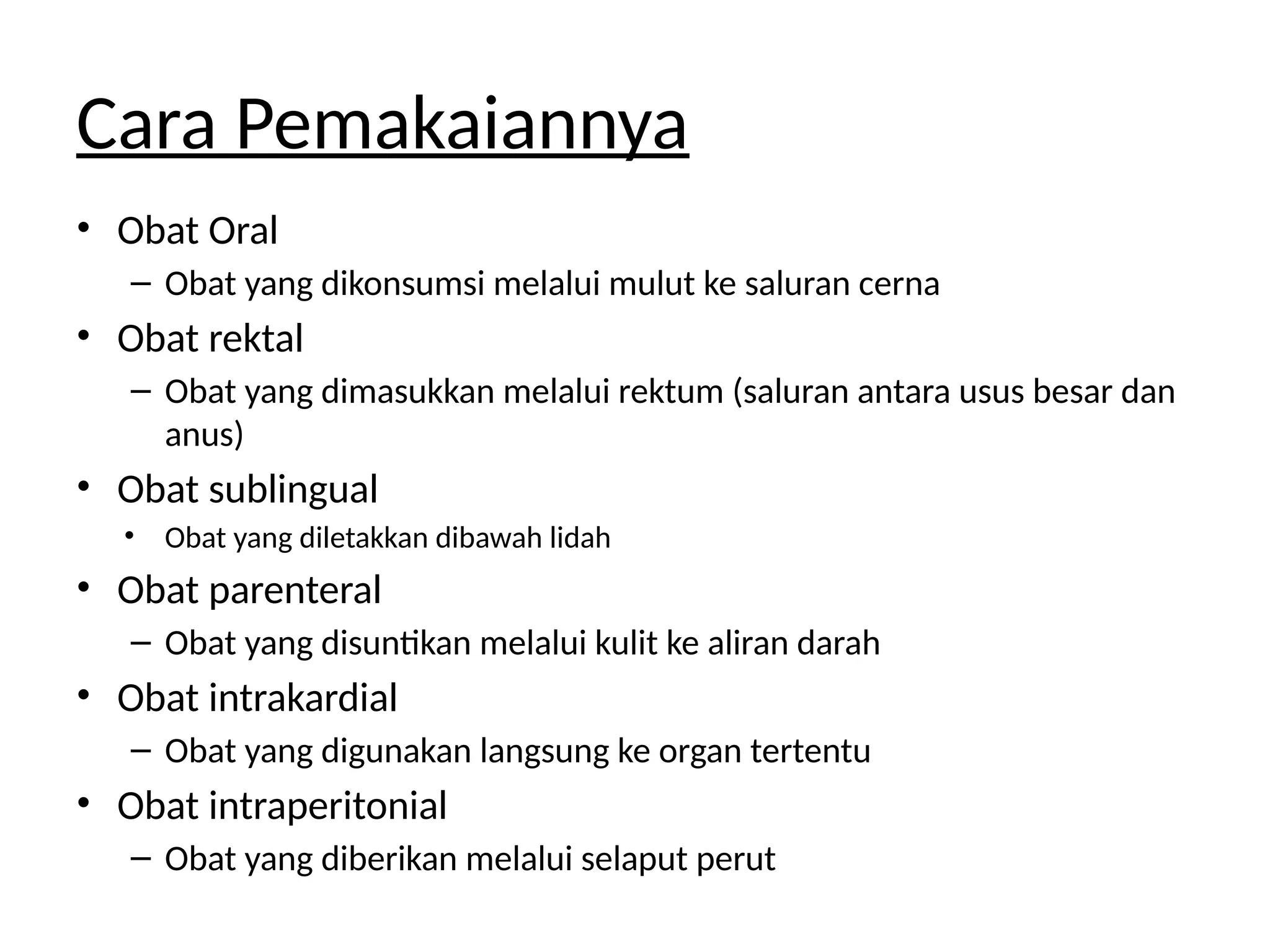 Obat,penggolongan obat dan cara pemberian obat | PPTX