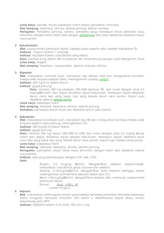 Obat emergency | DOCX