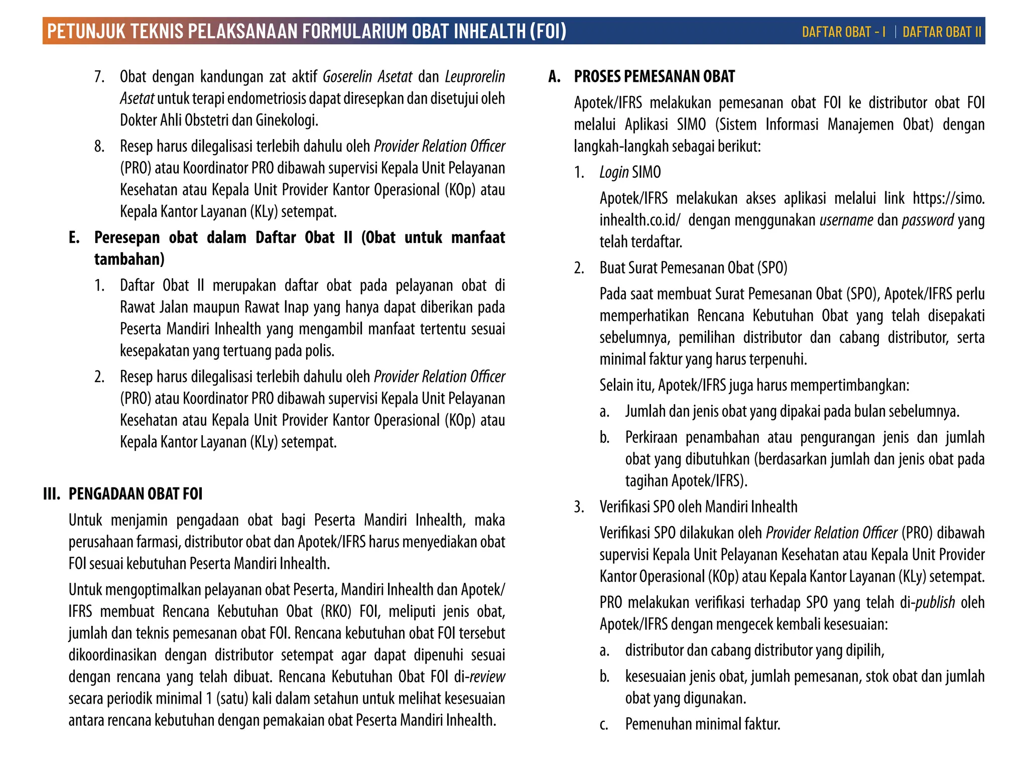 Obat obatan di dalam formularium inhealth indonesia | PDF