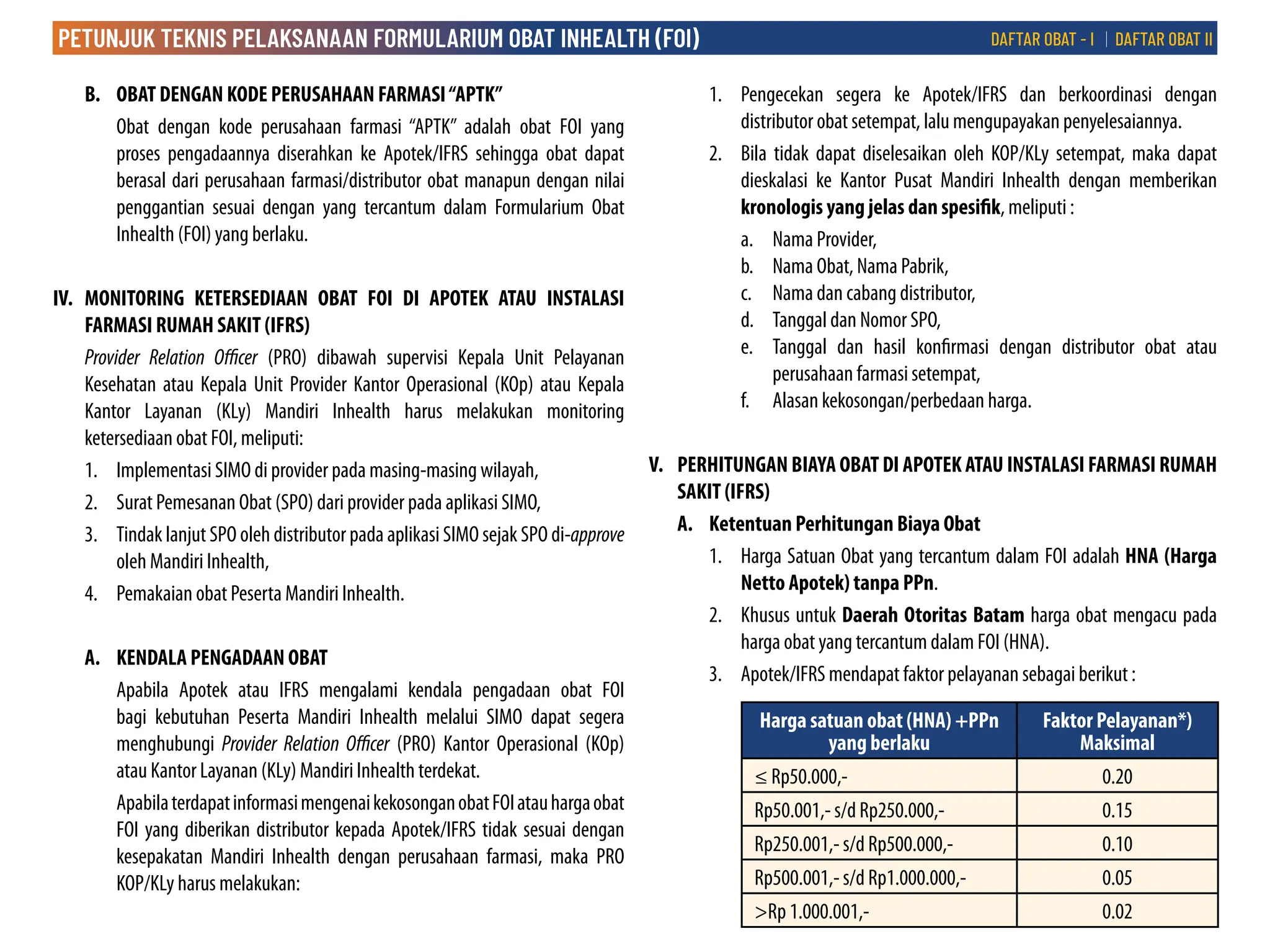 Obat obatan di dalam formularium inhealth indonesia | PDF