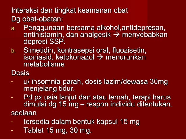 Obat gangguan ssp | PPT