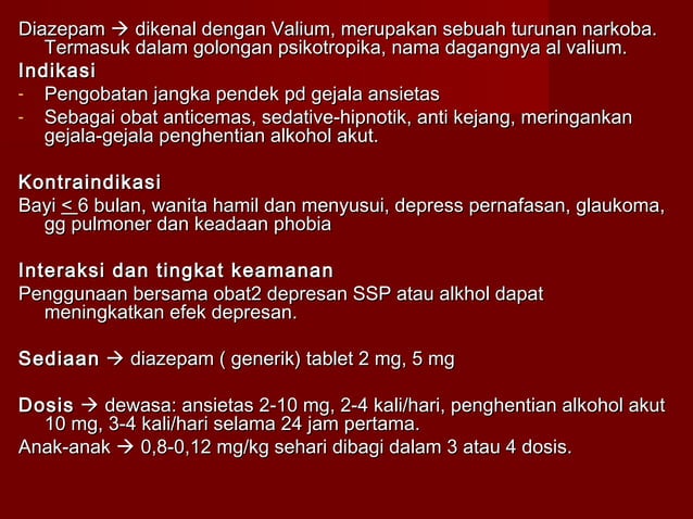 Obat gangguan ssp | PPT